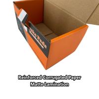China Custom Corrugated Colour-Printed Brake Pad Packaging Box with Irregular Box Shape for Enhanced Protection for sale