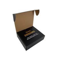 China Custom Corrugated Colour-Printed Brake Pad Packaging Box with Gold Stamping for Auto Parts for sale