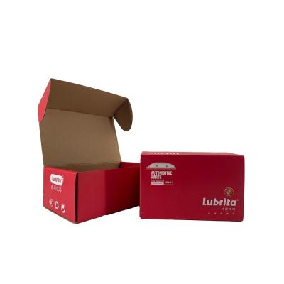 China Direct Factory Supply New Design Auto Brake Pad Packaging Matte Lamination Custom Flexography Corrugated Mailer Box for sale