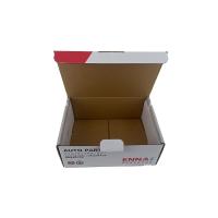 China High Quality Custom Logo Auto Parts Brake Pad Packaging Corrugated Recyclable Paper Folder Type Box for sale