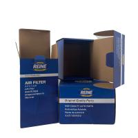China Custom Corrugated Paper Box for Auto Parts with CMYK Printing + Matte Lamination and Lock-bottom Box Structure in Customizable Dimensions for sale