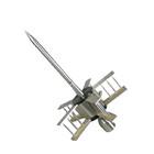 China Early Discharge Stainless Steel Lightning Rod , ESE Lightning Arrester Silver Color for sale