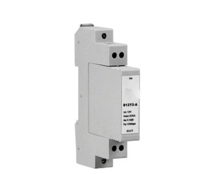 China RJ45 Lightning Protector Aluminum Shield Signal Surge Protection Device 10KA for sale