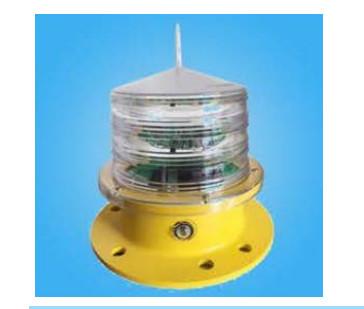 China IP65 LED Aviation Obstruction Lamp 1600cd Intensity for sale