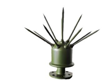 China Defense System House Lightning Rod Conductor 5 Ft With CE Certificate for sale