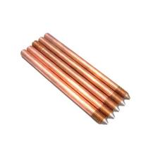 China Outdoor Pure Copper 4 Foot Ground Rod Golden Resistance Reduction for sale