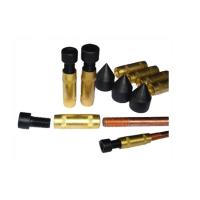 China Outdoor Pure Copper 4 Foot Ground Rod Golden Resistance Reduction for sale