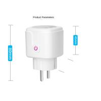 China 240V Home Use White WiFi Smart Socket High Safety With ISO9001 for sale