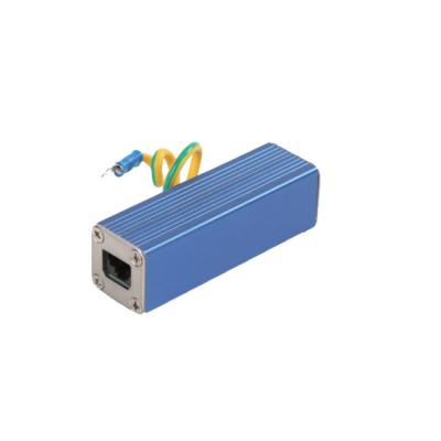 China 10KA Signal Surge Protection Device , RJ45 Lightning Protector Aluminum Shield for sale