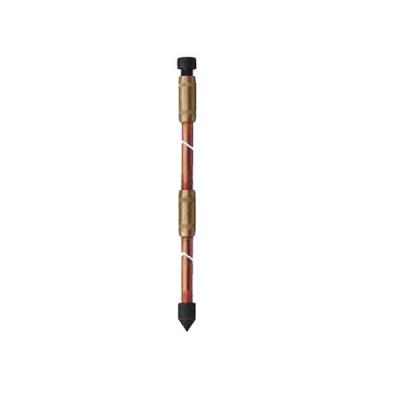 China Outdoor Length 1200mm Pure Copper Rod Round Flat Lightning protection for sale