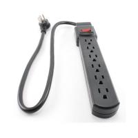 China Factory Outlet Home Black Safety Surge Protection Lightning Strip for sale
