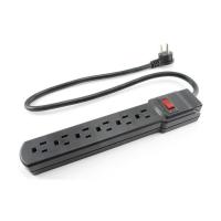 China Factory Outlet Home Black Safety Surge Protection Lightning Strip for sale