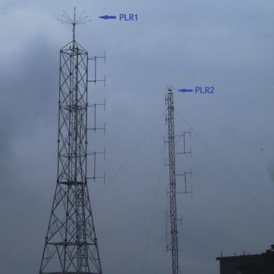 China ISO9001 Q345 Steel Lightning Protection Rod , Lightning Rod Tower For Wind Power Stations for sale
