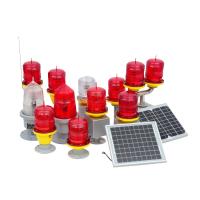 China Airport Marine Tower Aircraft Warning Lights Solar Powered Low Intensity DC12V for sale