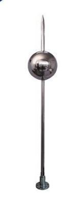 China Lightweight Lightning Protection Rod , Air Terminal Rod Optimized For Buildings for sale