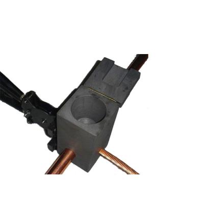 China Pure Graphite Exothermic Welding Die With Iron Material for sale