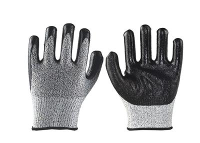 China Comfortable Mechanics Nitrile Work Gloves , Industrial Cut Resistant Gloves for sale