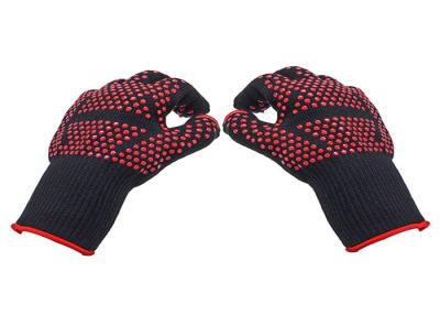 China 932 °F Heat Resistant BBQ Gloves Aramid Fiber Material For Protecting Hands for sale