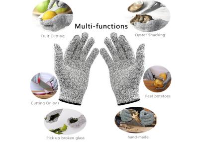 China Kitchen Level 5 Protection Cut Proof Work Gloves Food Grade EN388 Certified for sale