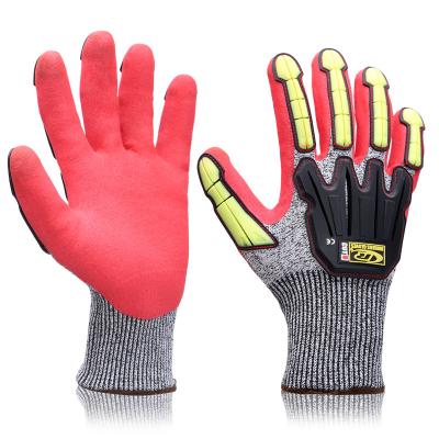 China Impact Protection Heavy Duty Mechanic Gloves Customized Logo For Mining for sale