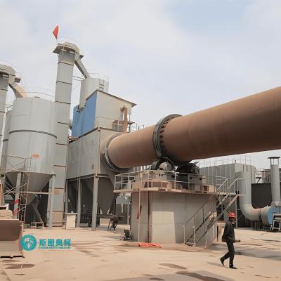 China Spodumene Ore Roasting Rotary Kiln 1000-1100°C Calcination for Lithium Extraction for sale