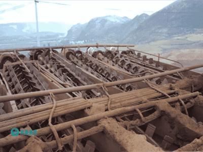 China Coarse Material Washer 60-100TPH Sand Washing Equipment 40mm Input Size 1500mm Spiral Diameter for sale