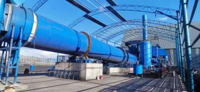 China Kaolin Rotary Drum Dryer with 20TPH-5000TPH Processing Capacity, Anti-Sticking Lifting Structure, and Sealed Negative-Pressure Environment for sale
