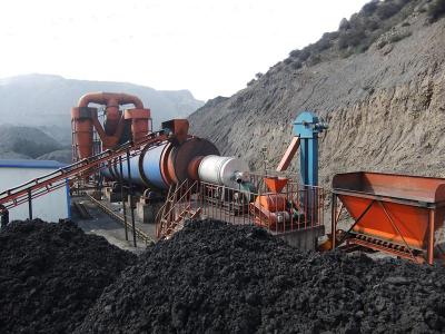 China Industrial Coal Rotary Dryer 10-13 TPH Energy Saving Moisture Reduction to Below 10% for sale