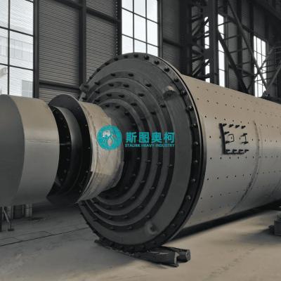 China 380V 50HZ Motor Voltage Mineral Grinding Ball Mill with Air Cooling or Water Cooling and High Wear Resistance Liner for sale