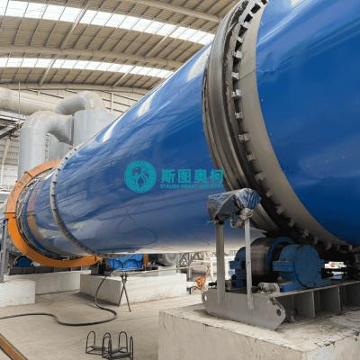 China 50TPH Capacity MSW Dryer Industrial Rotary Drum Dryer Customized for sale