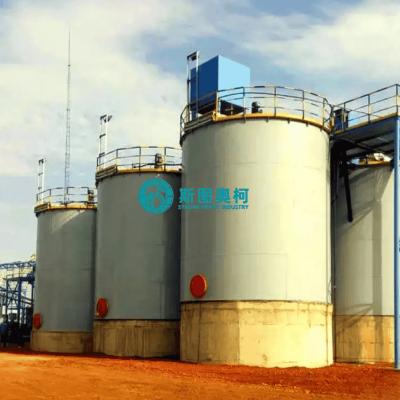 China Agitation Leaching Tank Turnkey Project for Gold CIP CIL Plant 1000m3 for sale