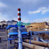 China Energy Saving Lime Rotary Calcination Furnace 1100-1350°C with Vertical Preheater for sale