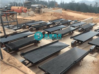 China Mercury-Free Gravity Separation Shaking Table with Fiberglass Deck and Adjustable Stroke for Fine Gold Recovery for sale
