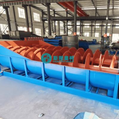 China Silica Sand Washing Plant 40-60 TPH Spiral Sand Washer for Glass Manufacturing for sale