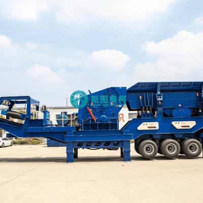 China 200TPH Mobile Cone Crusher Hard Rock Quarrying Portable Cone Crusher for sale