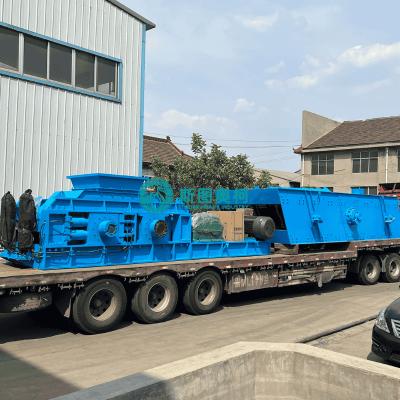 China Double Roller Crusher for Mineral Crushing 2x250kW High Pressure Hydraulic System for sale