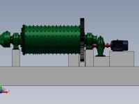 China Water Cooling Mineral Grinding Equipment with Tyre Drive Type for 0-200 Mesh Output Size Ball Mill for sale