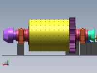 China Electric Motor Powered Ball Mill for Wet and Dry Grinding with 1-50 Tons Per Hour Capacity for sale