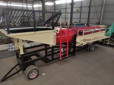 China Small Portable Gold Trommel 5TPH Washing Trommel Customized for sale