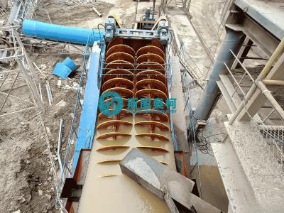 China Sand De-sliming Machine 40TPH 60TPH Sand Washing Equipment Custom Plant for sale