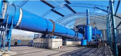 China High Capacity 20TPH-5000TPH Rotary Drum Dryer for Gypsum with Hot Air Circulation and Dust Removal System for sale