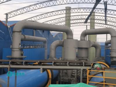 China Industrial Rotary Drum Dryer with PLC Control for High Capacity and Customizable Gold Ore Processing for sale