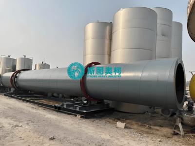 China Commercial Sawdust Dryer Machine with Rotary Drum System for 8%-12% Moisture Reduction and 1-20 TPH Processing Capacity for sale