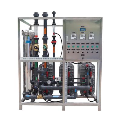 China Aquapure EDI Industrial Ultra-Filtration Water Treatment System 5000L/H Capacity 380V Automatic Control for sale