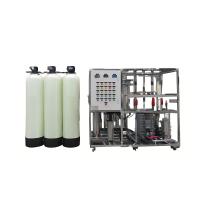 China Aquapure EDI System 5000L/H Industrial Water Treatment with 380V Power and 6500mm Length for sale