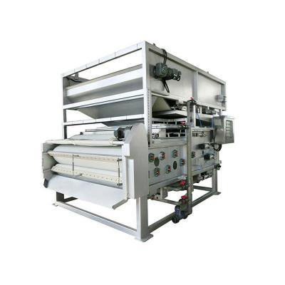China Large-Scale Sewage Sludge Dewatering Belt Filter Press 1000-2000mm Width with 75-85% Moisture Removal for sale