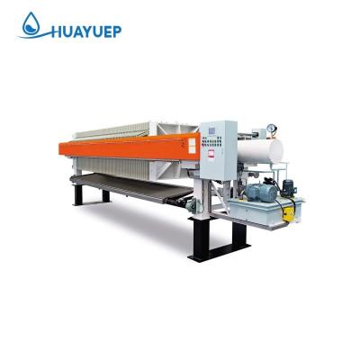 China Automatic Plate Frame Filter Press Machine 0.3-1.6 MPa for Industrial Sludge Dewatering and Wastewater Treatment for sale