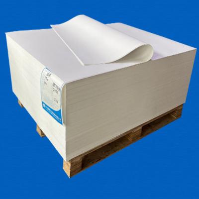 China Single Side Glossy White Kraft Paper 50gsm for Heavy Duty Shopping Bags for sale