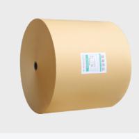 China Custom Single Side Glossy Yellow Kraft Paper 40‑120gsm for Specialized Packaging for sale