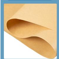 China 50gsm Single Side Glossy Yellow Kraft Paper for Express Document Bags and Takeaway Bags for sale